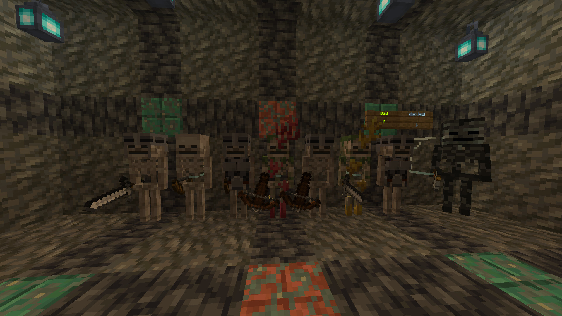 Minecraft Dungeons' Skeletons Minecraft Texture Pack