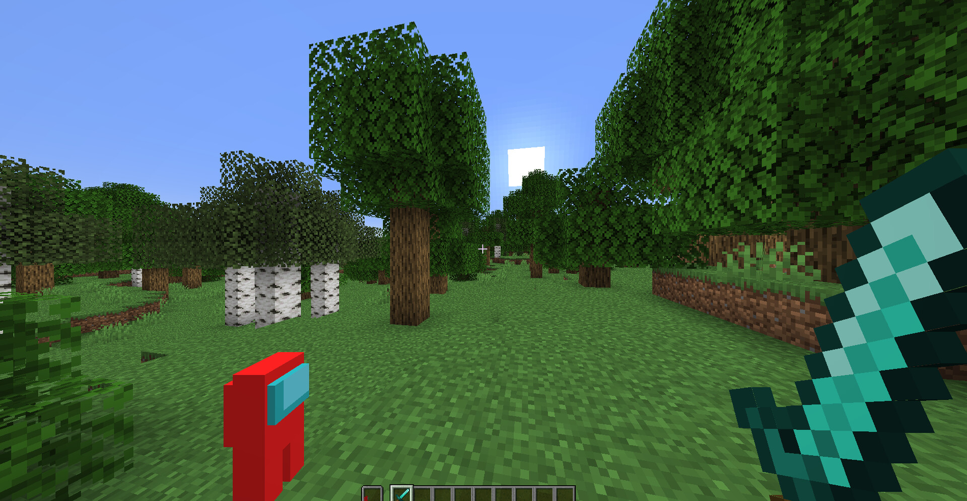 Among Us 3D Totem Minecraft Texture Pack