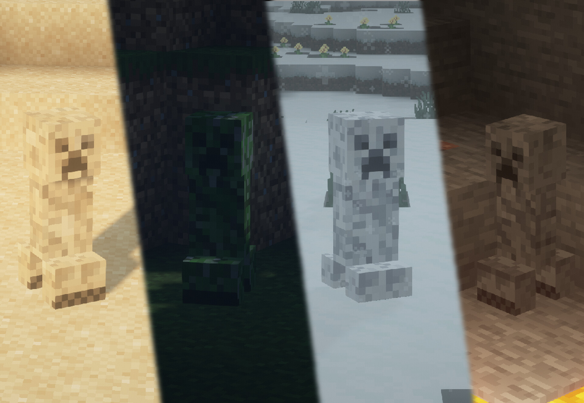 Yomny_pack (Camo Creeper) Minecraft Texture Pack