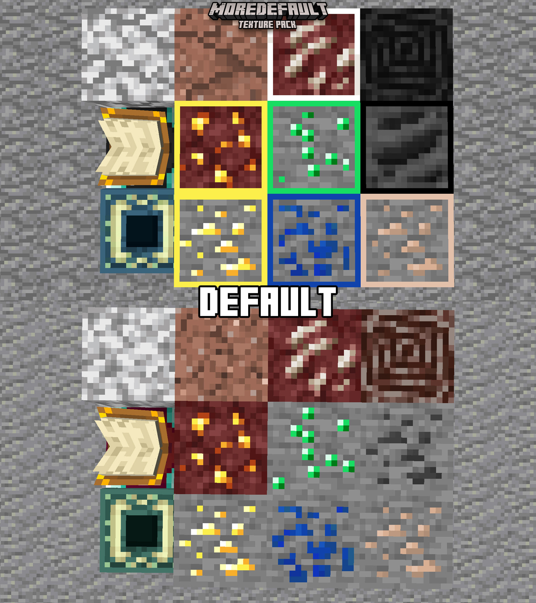 More Default Minecraft Texture Pack