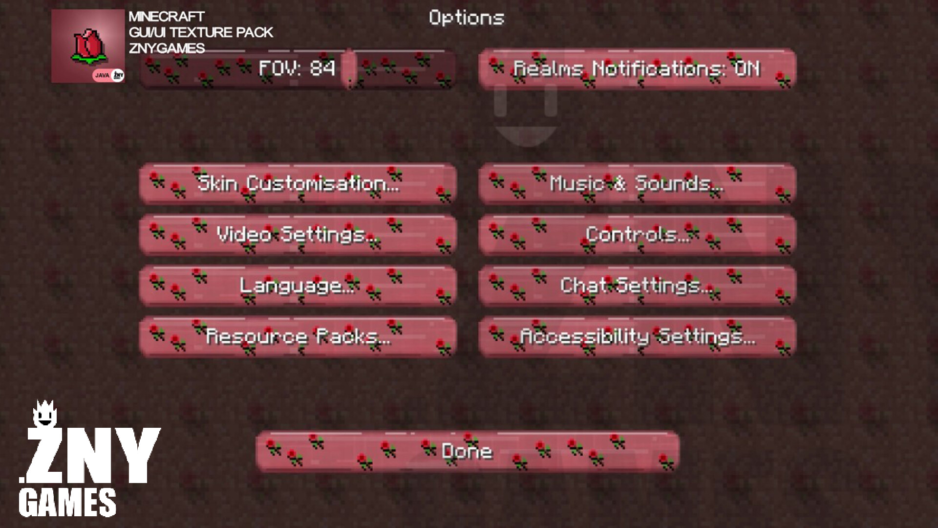 ROSEBUT [JAVA] 🌹 Minecraft Texture Pack