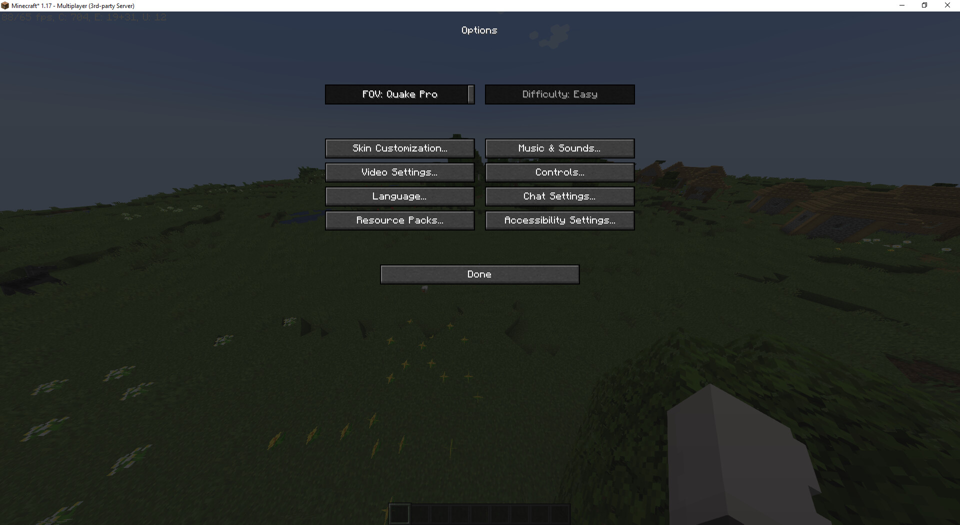 Minecraft Dark Theme (Dark GUI) Minecraft Texture Pack