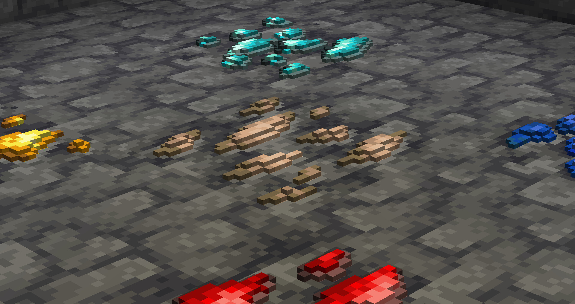 3D Ore Models for Compliance Minecraft Texture Pack