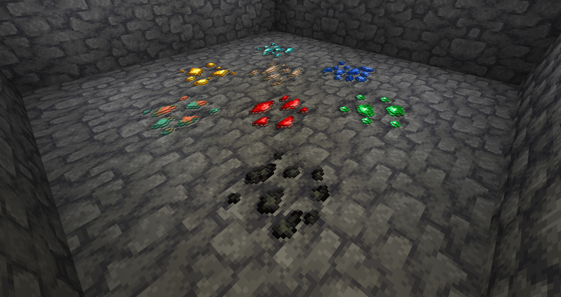 3D Ore Models for Compliance Minecraft Texture Pack