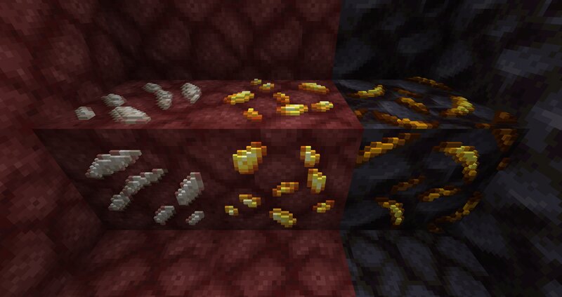 3D Ore Models for Compliance Minecraft Texture Pack