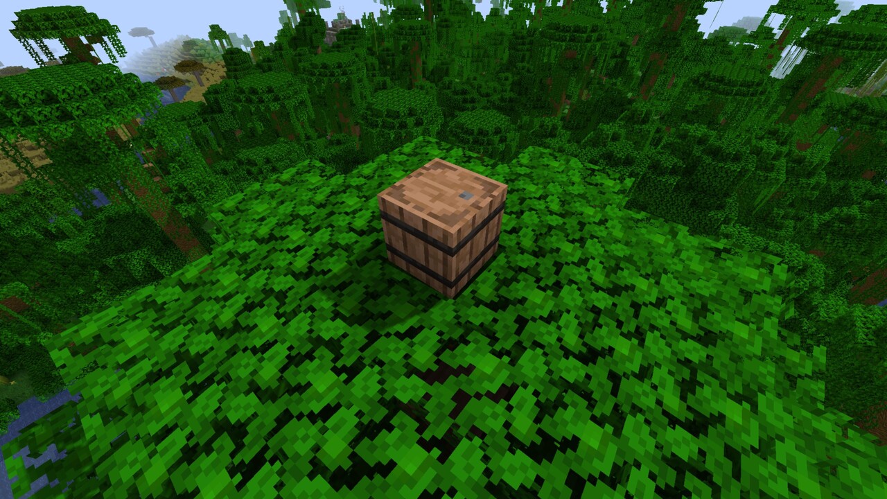 Biome-Dependent Barrel Minecraft Texture Pack
