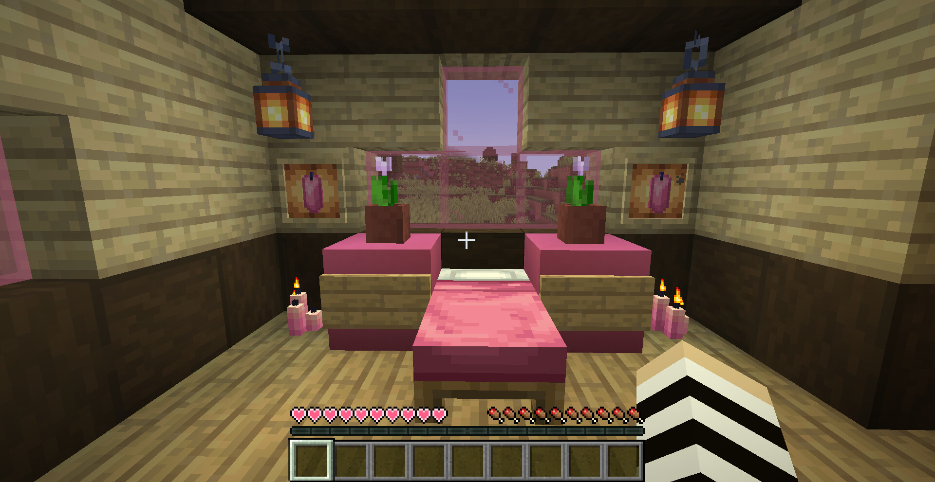 Cute Pink Hearts Minecraft Texture Pack