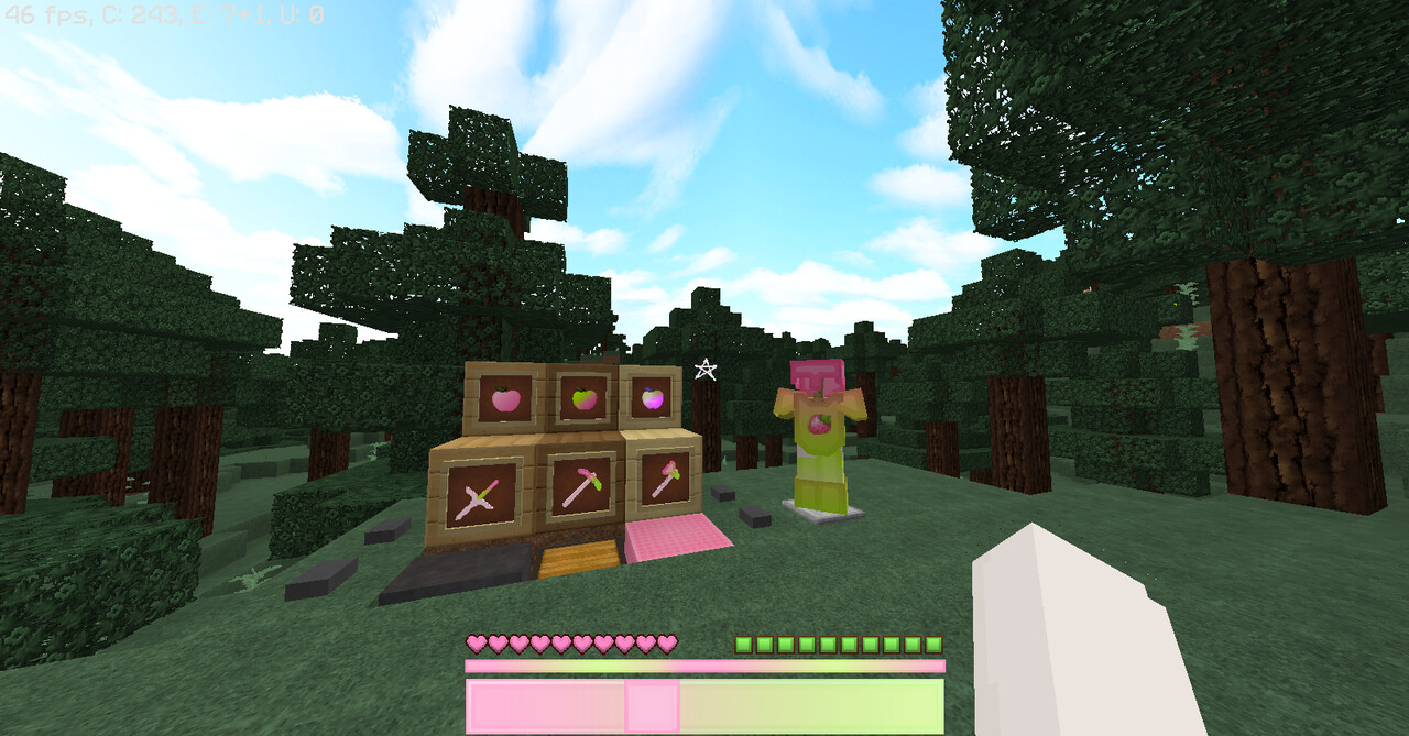 Strawberry Kiwi PvP 1.8+ Minecraft Texture Pack