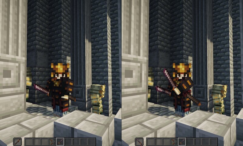 Spirits | Samurai Gear Minecraft Texture Pack