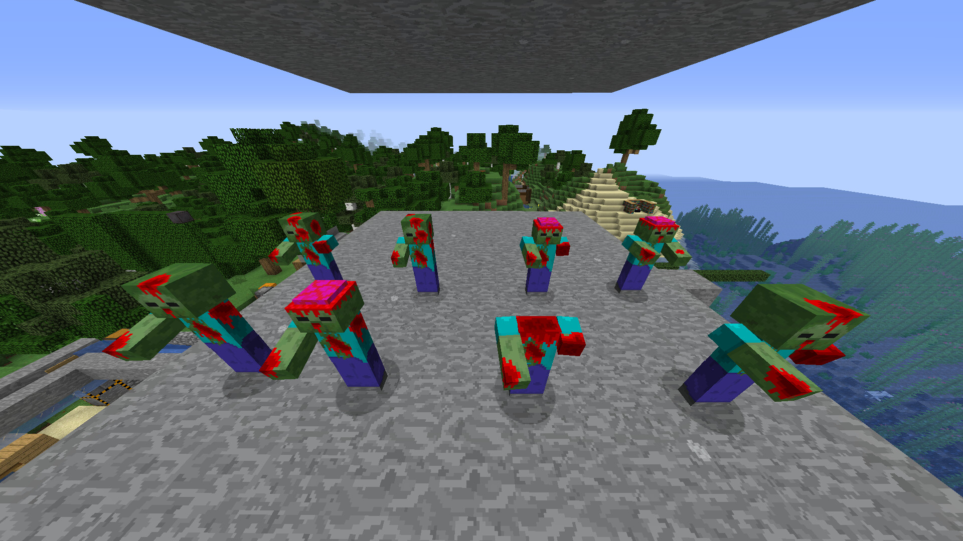 Realistic Monster Damage Minecraft Texture Pack