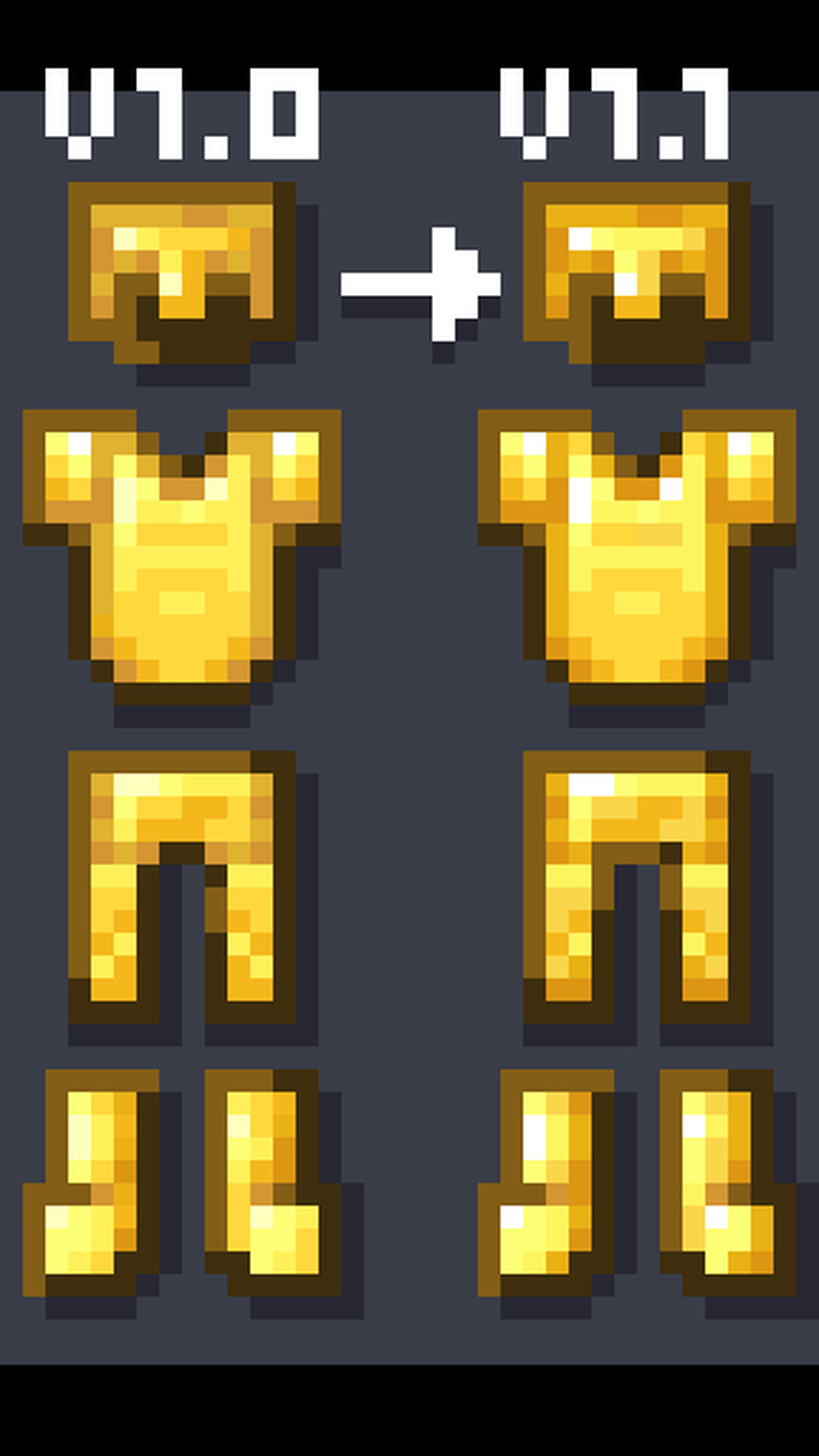 Switch To Game Armor v1.1 (Bedrock version) Minecraft Texture Pack