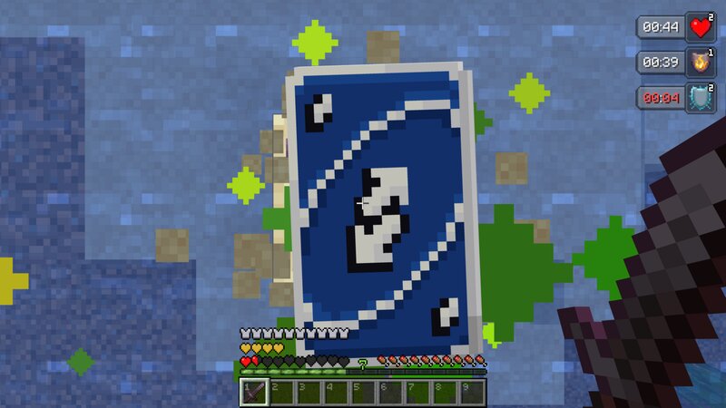 UNO™ Reverse Card - Totem of Undying (Blue) Minecraft Texture Pack