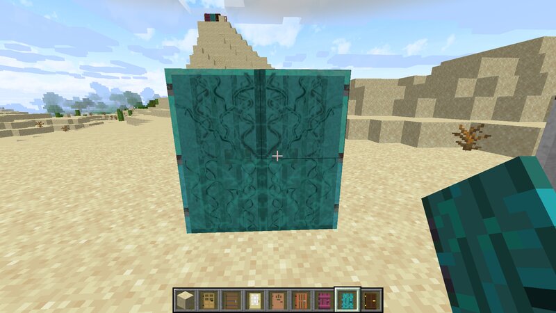 Warped Door Minecraft Texture Pack