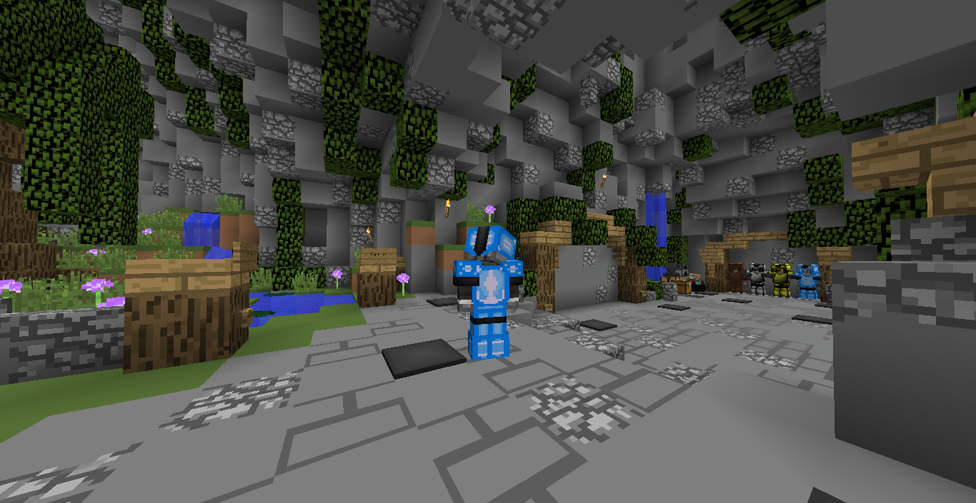 Blue Ocean Texture Pack! (Purple Poison Recolor with connected glass ...