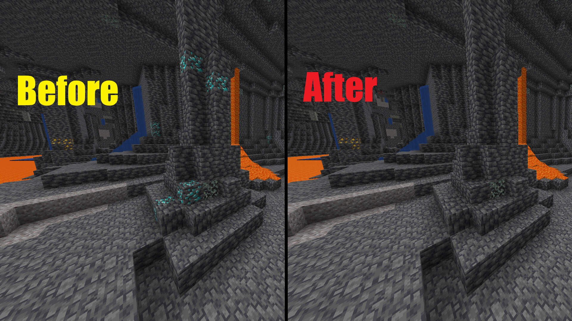 Diamonds To Stone! (Troll/prank all your friends!) Minecraft Texture Pack