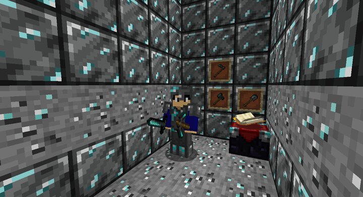 Gilded Black Diamonds Minecraft Texture Pack