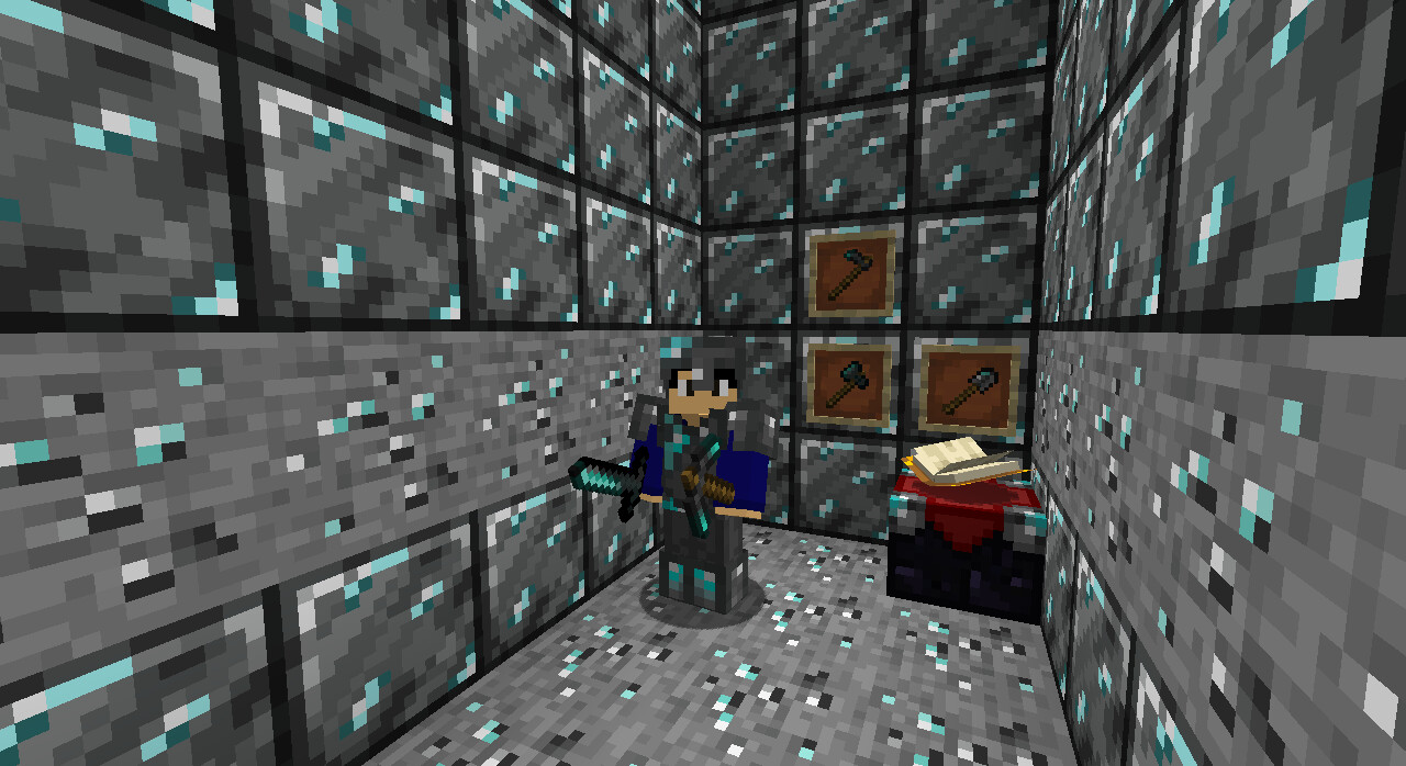 Gilded Black Diamonds Minecraft Texture Pack