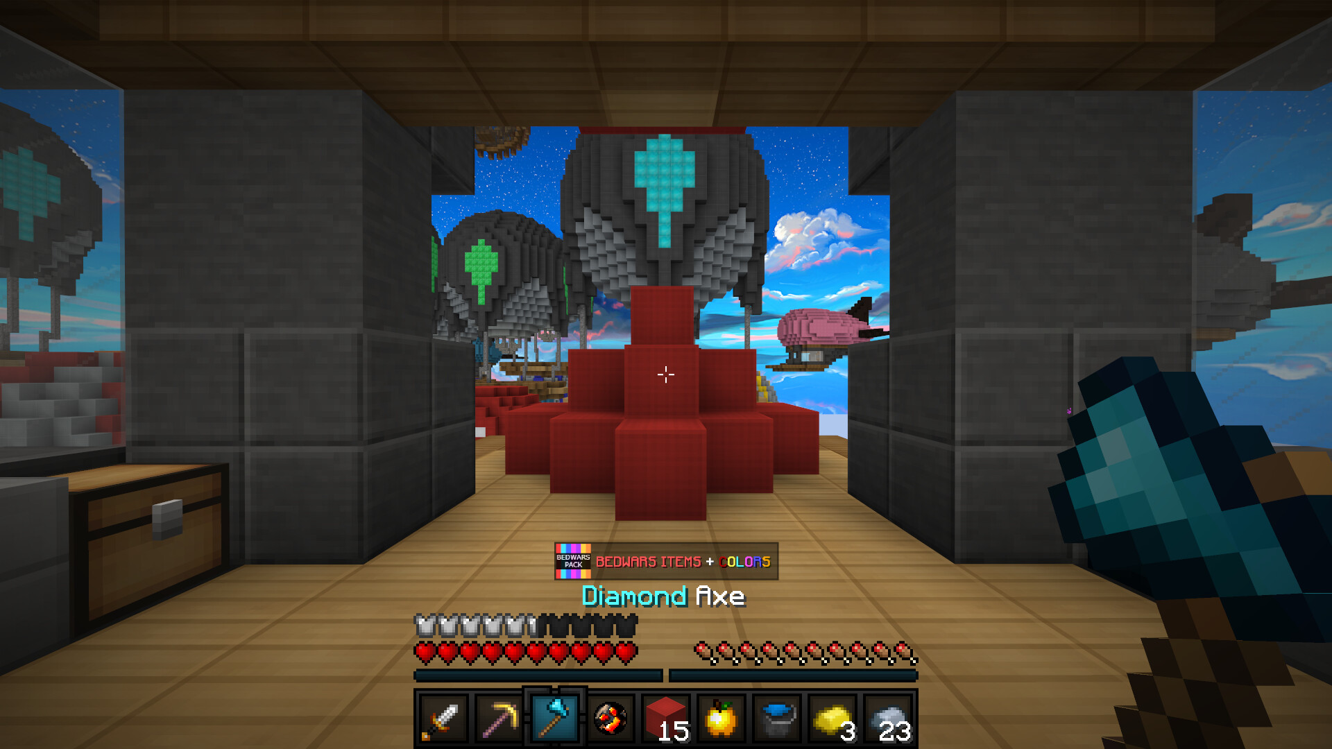 Bedwars Items and Colors Minecraft Texture Pack