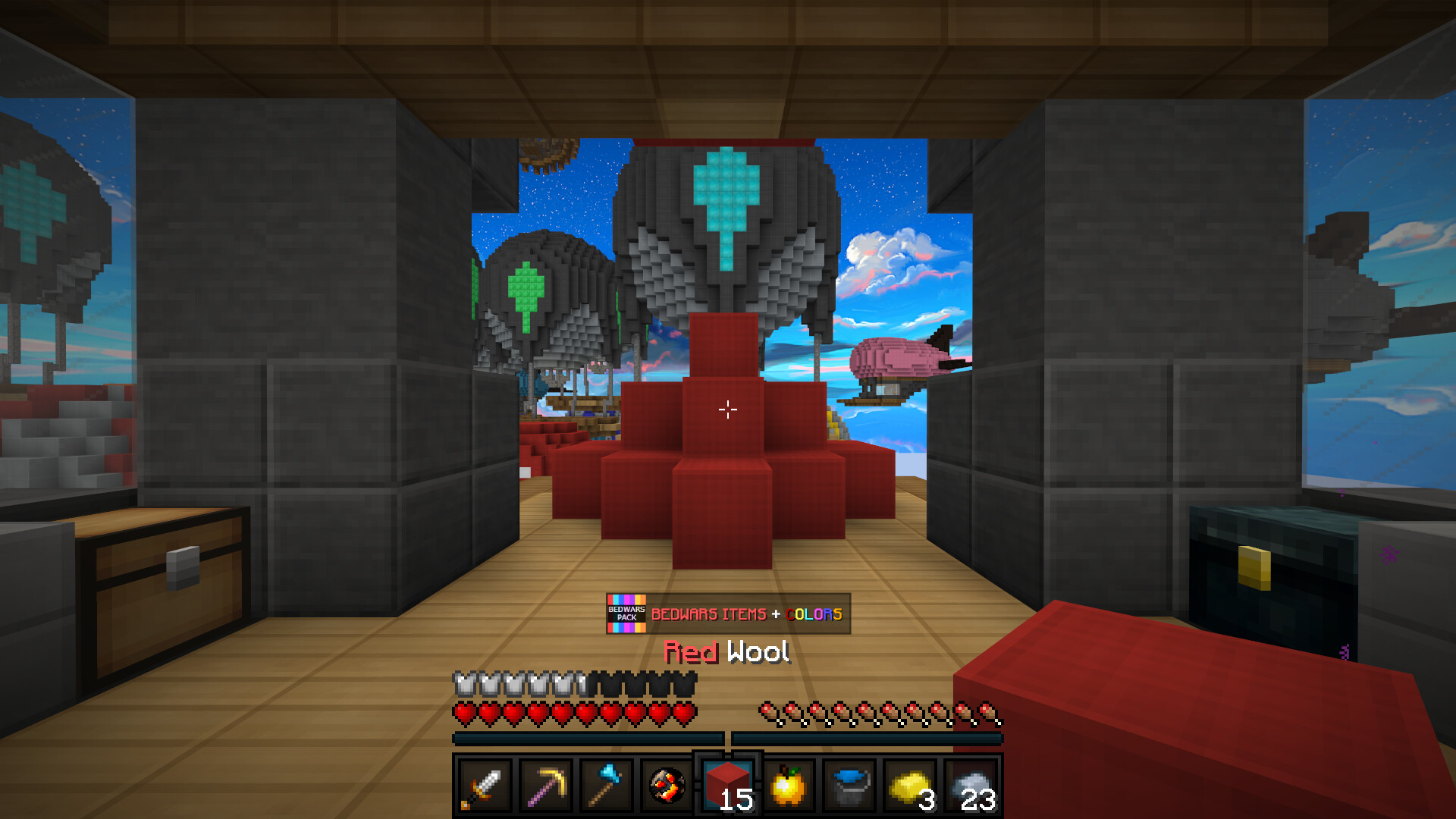 Bedwars Items and Colors Minecraft Texture Pack