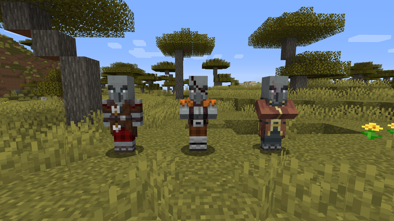 Illager skins (Optifine 1.17) Minecraft Texture Pack