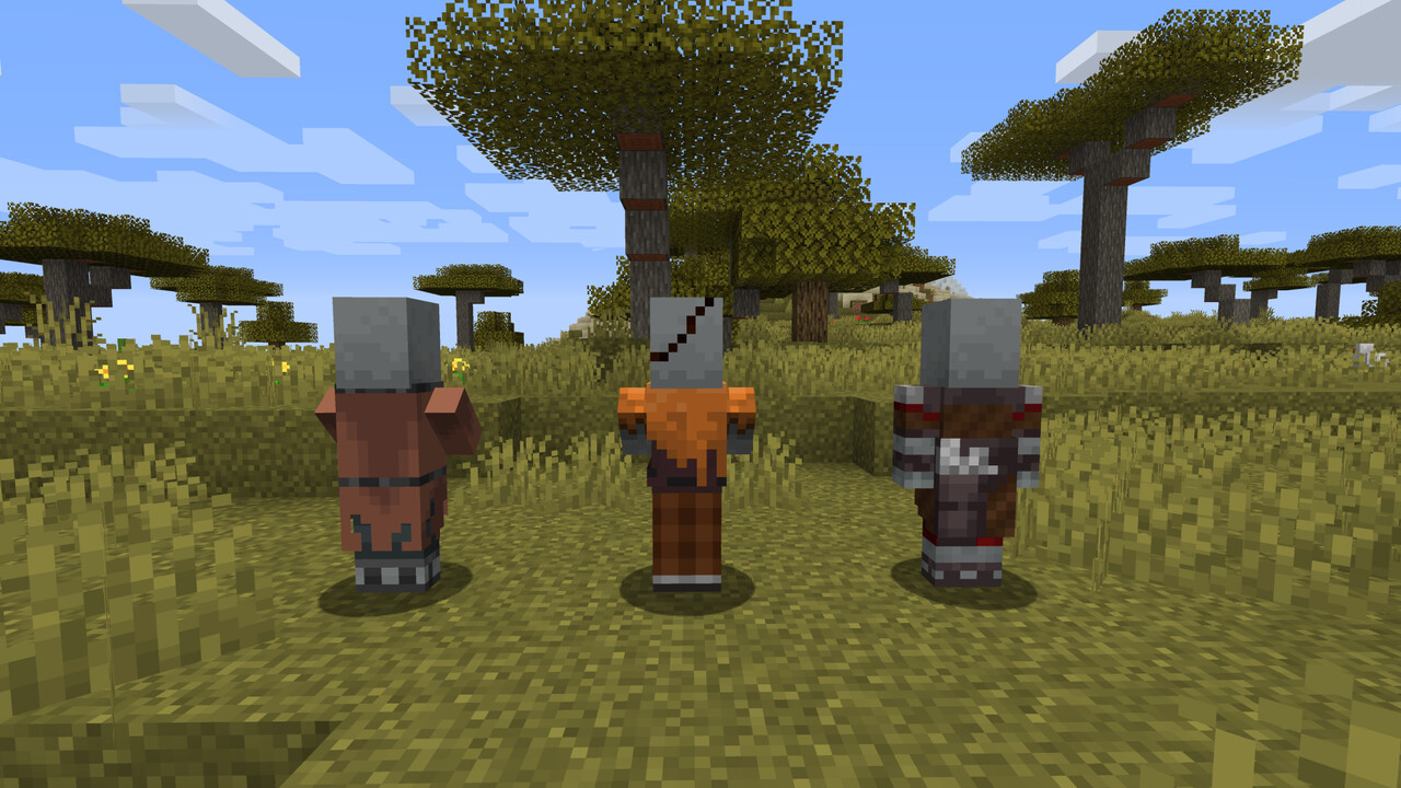 Illager skins (Optifine 1.17) Minecraft Texture Pack