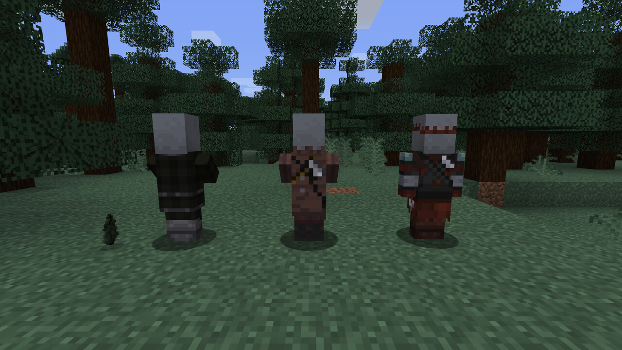 Illager skins (Optifine 1.17) Minecraft Texture Pack