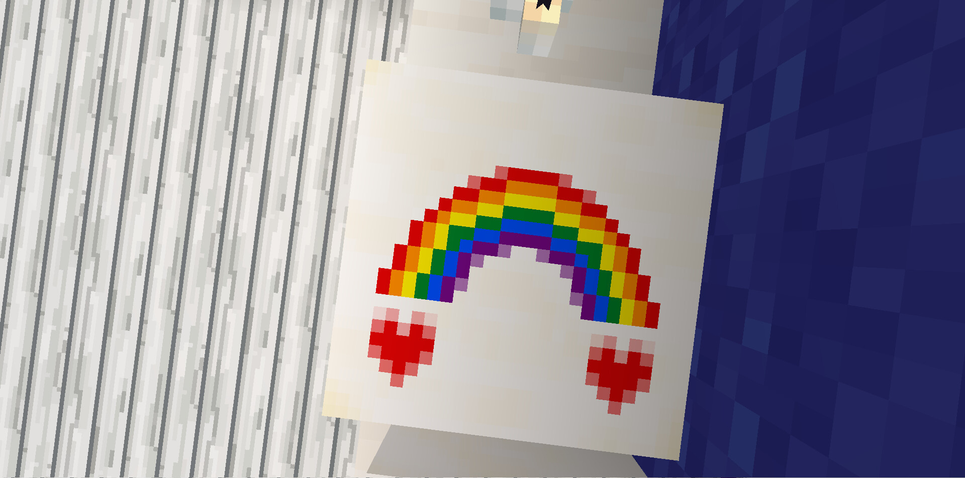 Rainbow Pride cake Minecraft Texture Pack