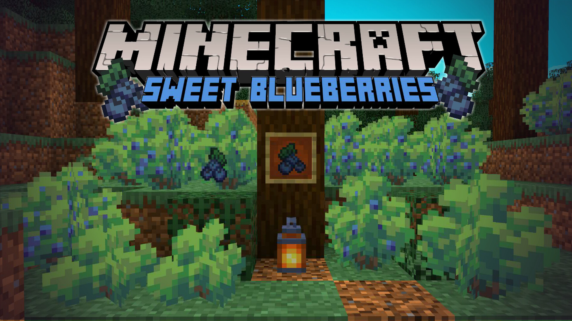 Fudgie's Sweet Blueberries! Minecraft Texture Pack