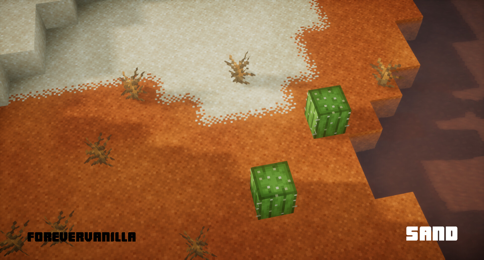 Sand tweaks (ForeverVanilla) Minecraft Texture Pack