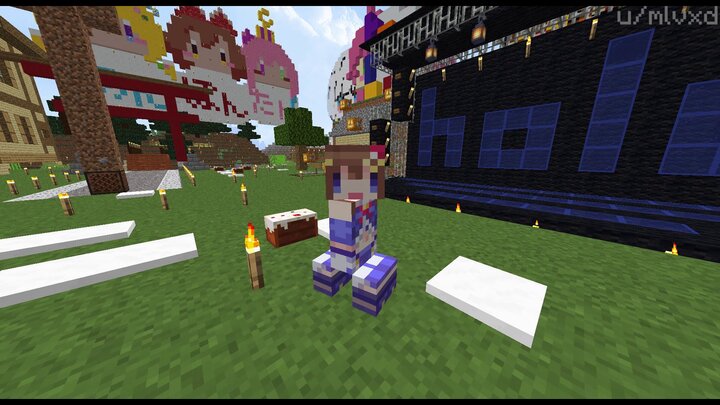 Hololive Mobs Resource Pack by MLVXD and Cello2WC Minecraft Texture Pack