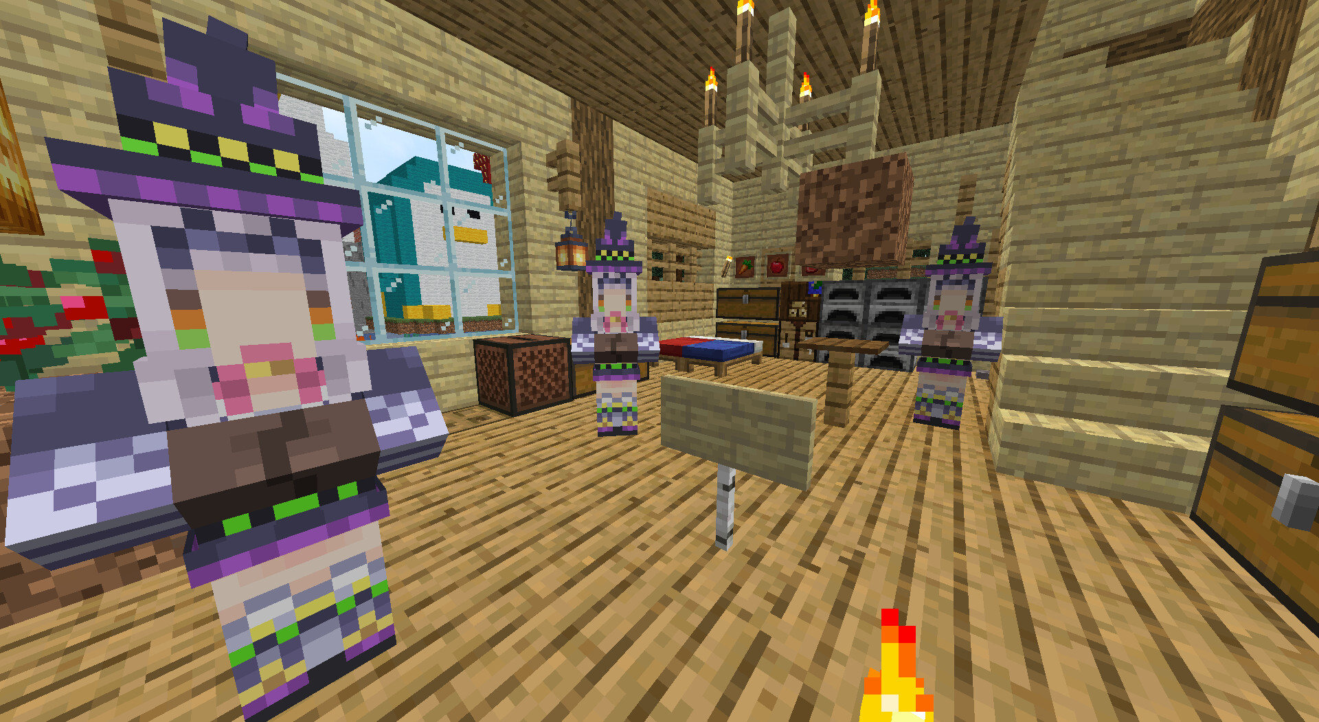 Hololive Mobs Resource Pack by MLVXD and Cello2WC Minecraft Texture Pack