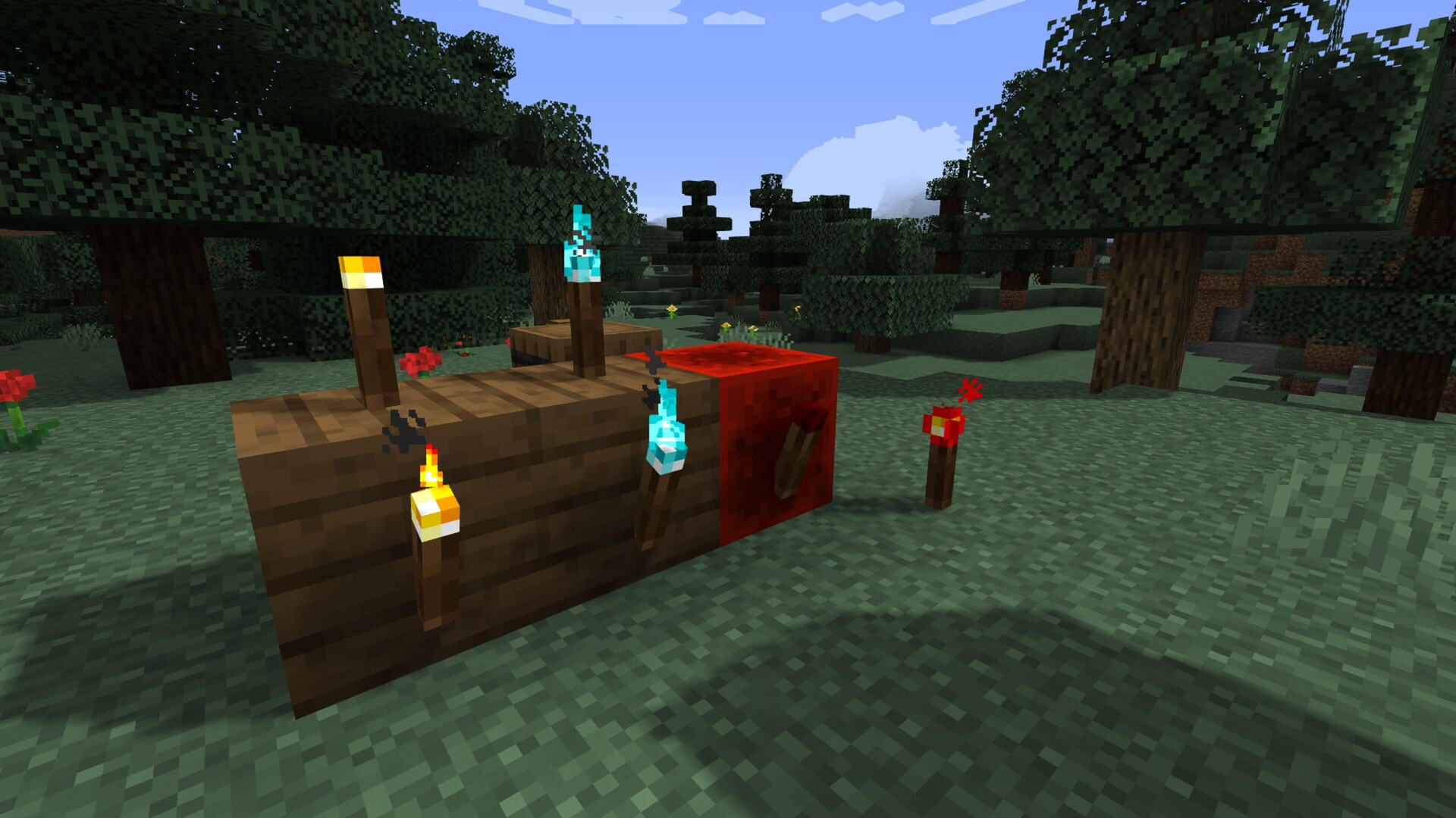 Biome-Dependent Torches (Optifine Required) Minecraft Texture Pack