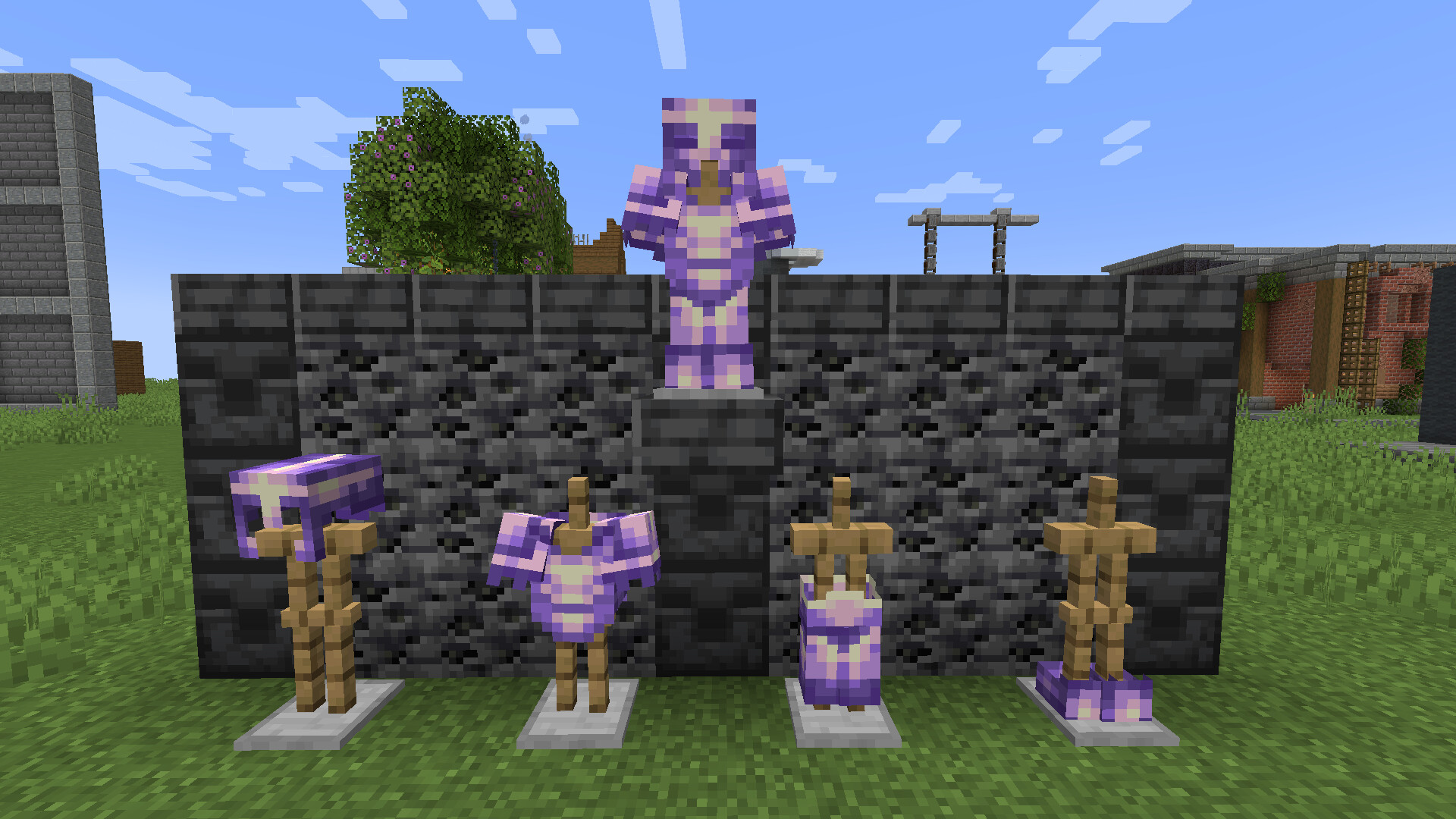 Netherite to Amethyst! Minecraft Texture Pack