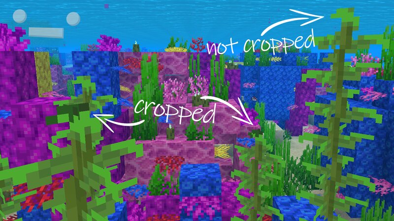 Visible Cropped Plants Minecraft Texture Pack
