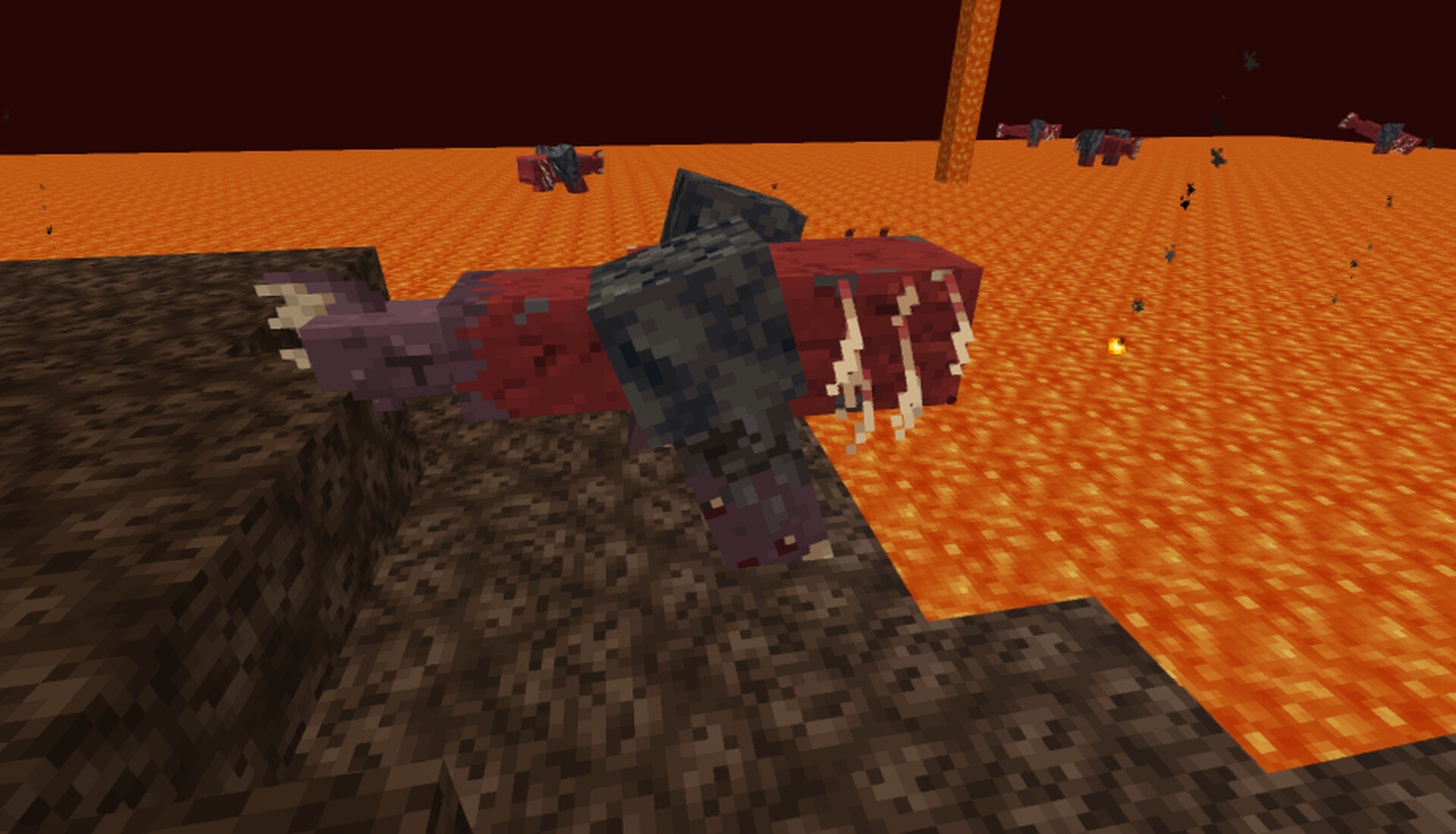 Better Strider [1.16+]: Fish in Nether Minecraft Texture Pack