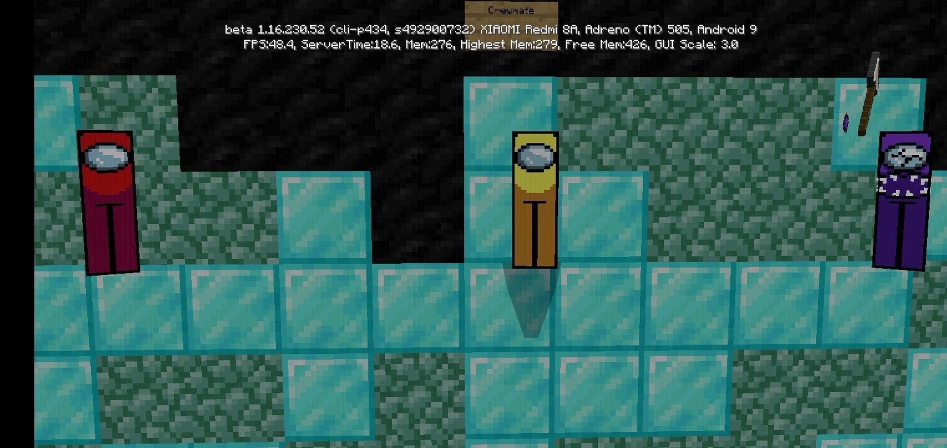 Among Us Pack (Bedrock Edition) Minecraft Texture Pack