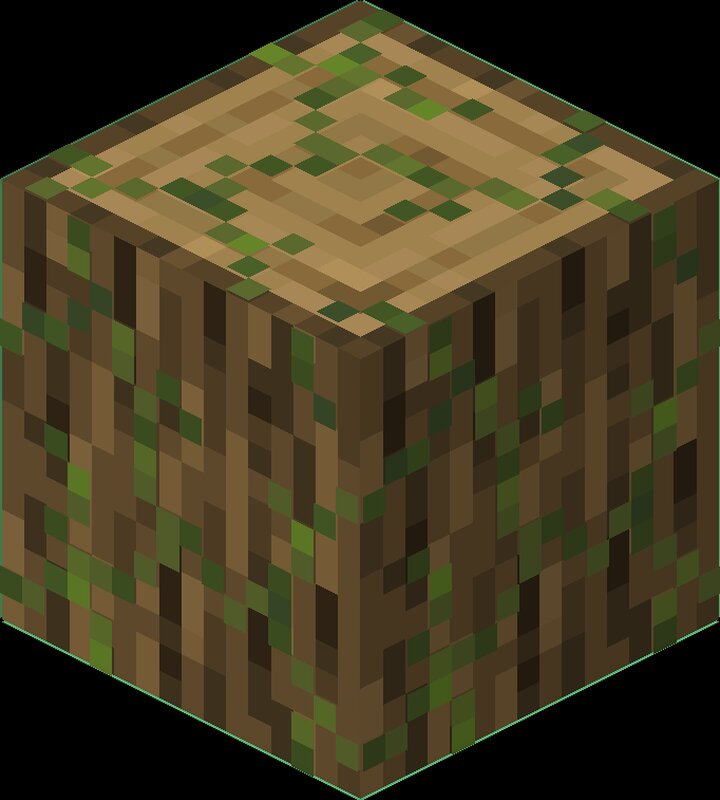 Mossy logs Minecraft Texture Pack