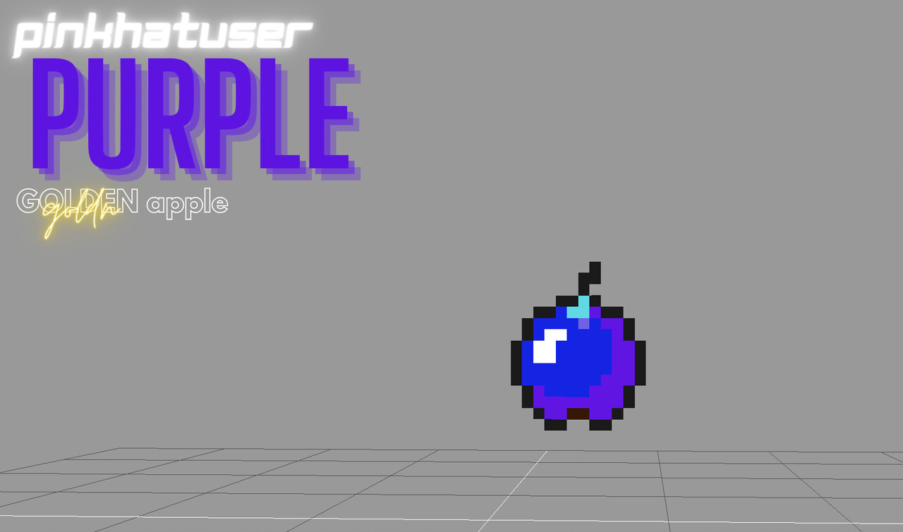PURPLE goldenapple / pinkhatuser Minecraft Texture Pack