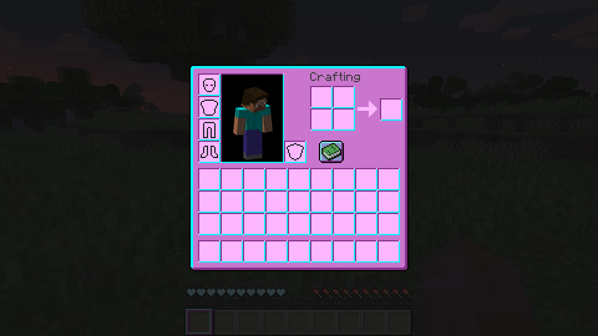 Neon Inventory Minecraft Texture Pack