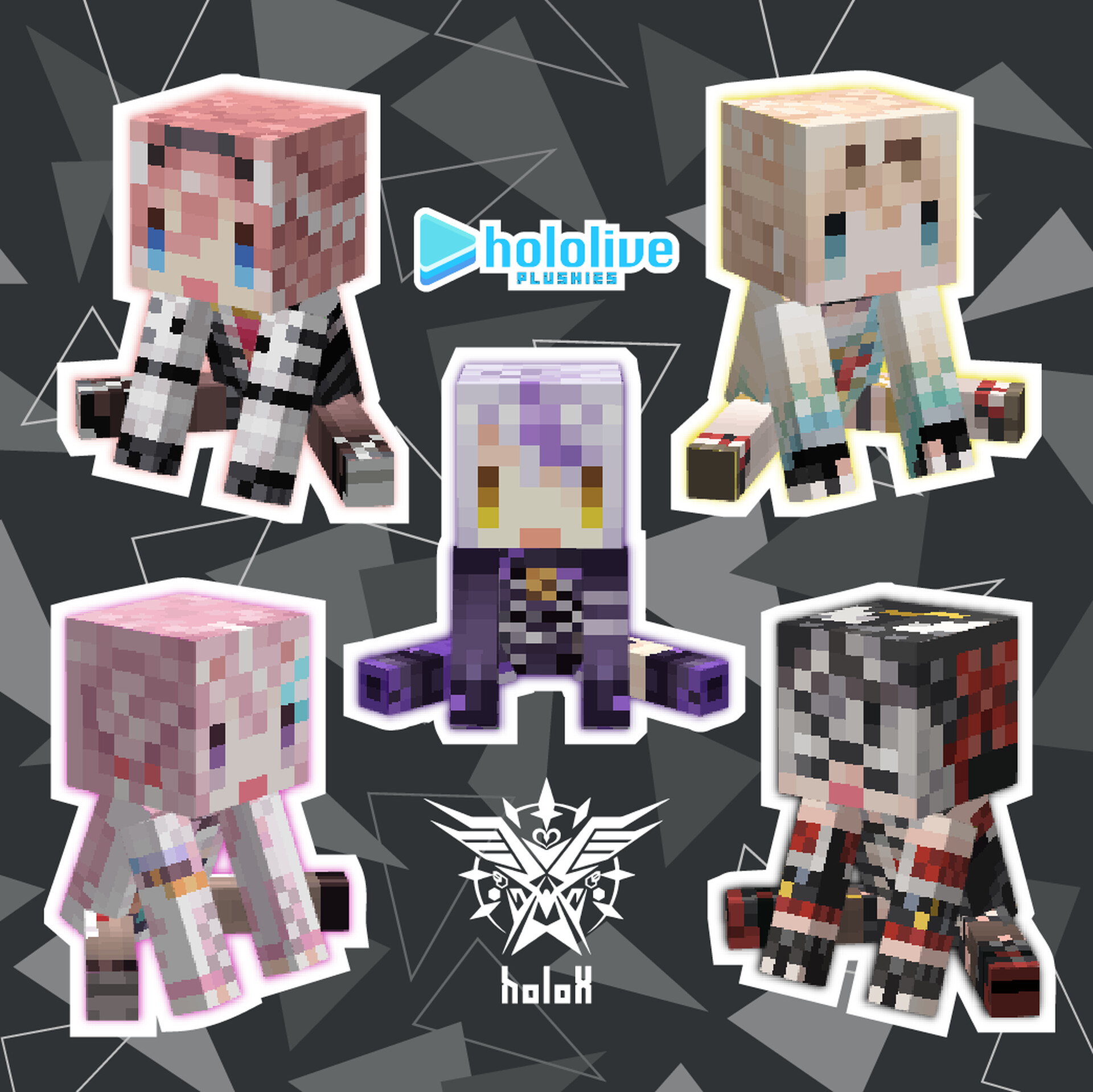 Hololive Plushies (1.16x - 1.19) Minecraft Texture Pack