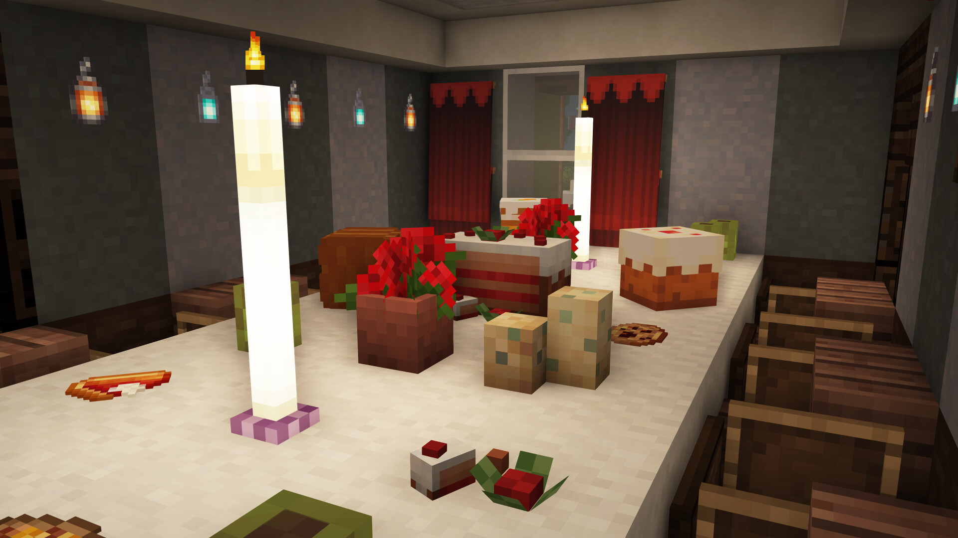 Strawberry Cake - Better Cake Model Minecraft Texture Pack
