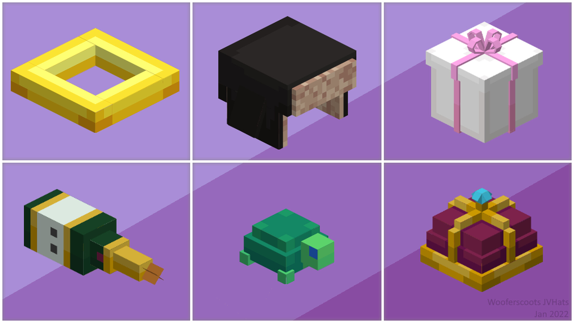 Wooferscoots's Hats Collection Minecraft Texture Pack