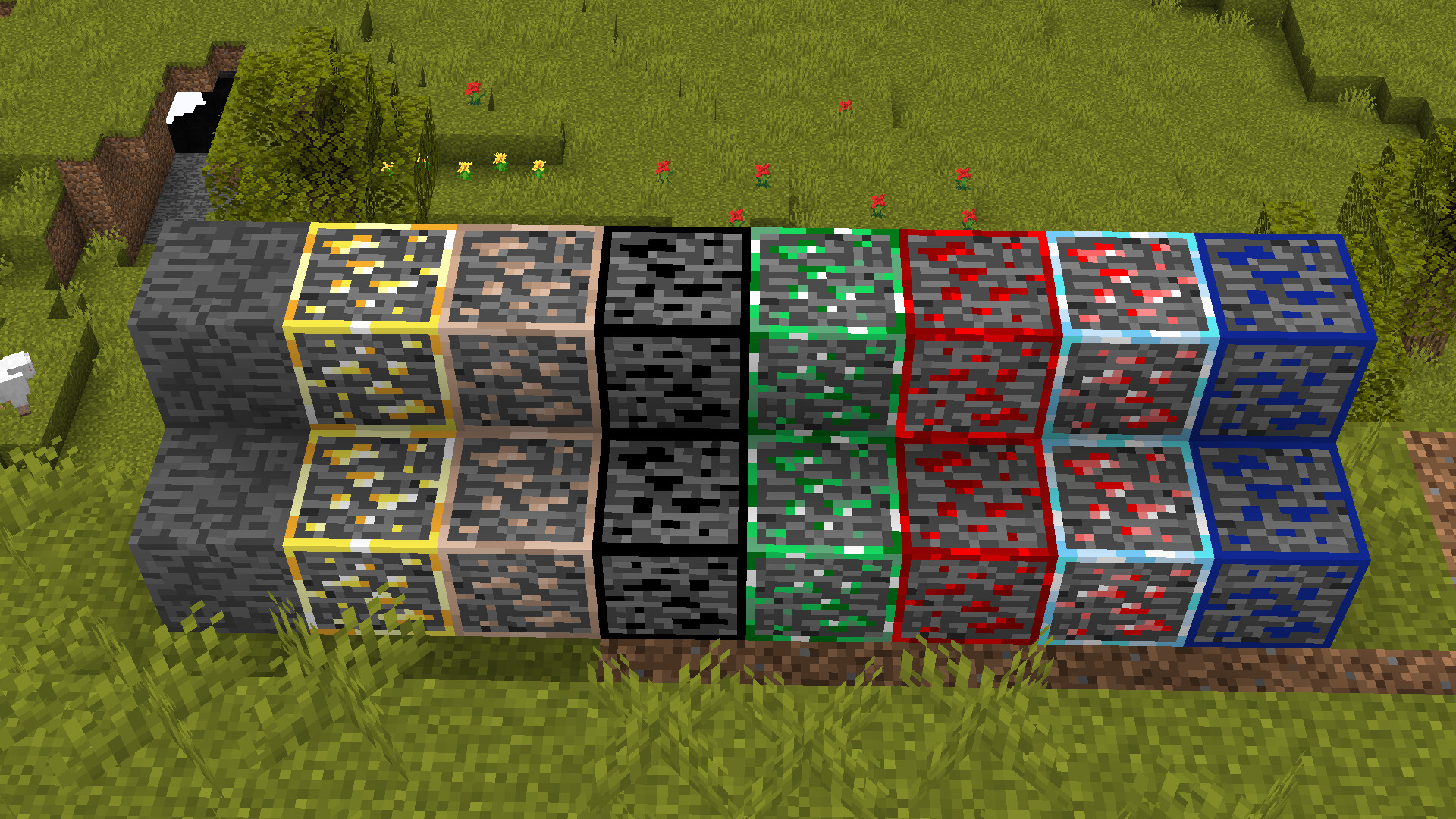 Rubies instead of diamonds Minecraft Texture Pack