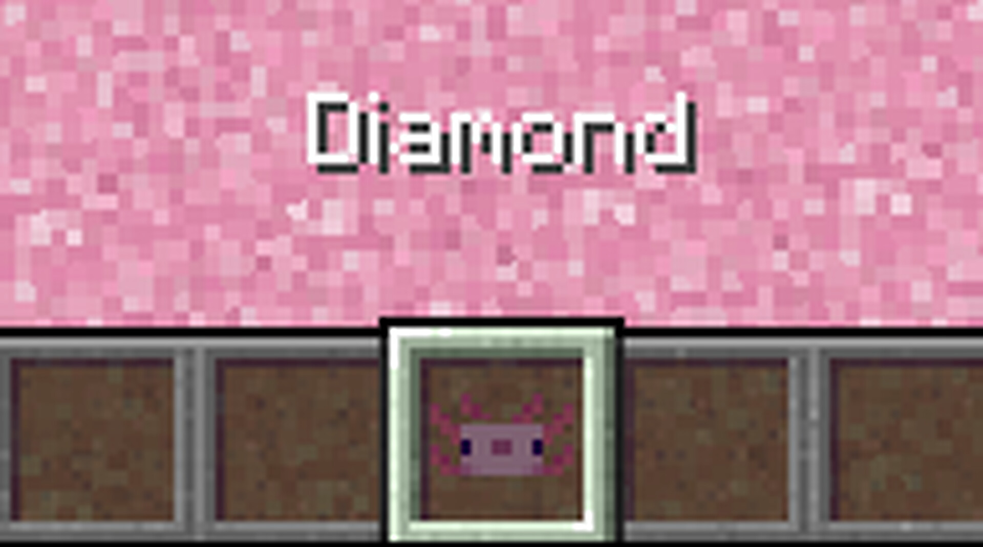 Axolotl Diamonds Minecraft Texture Pack