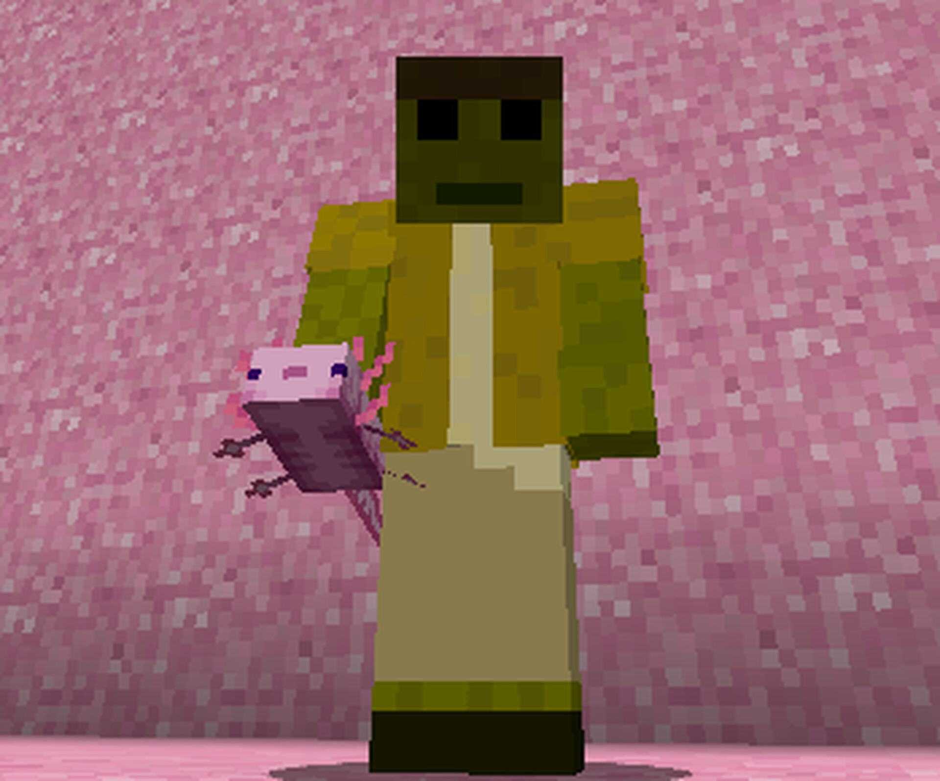 Axolotl Diamonds Minecraft Texture Pack