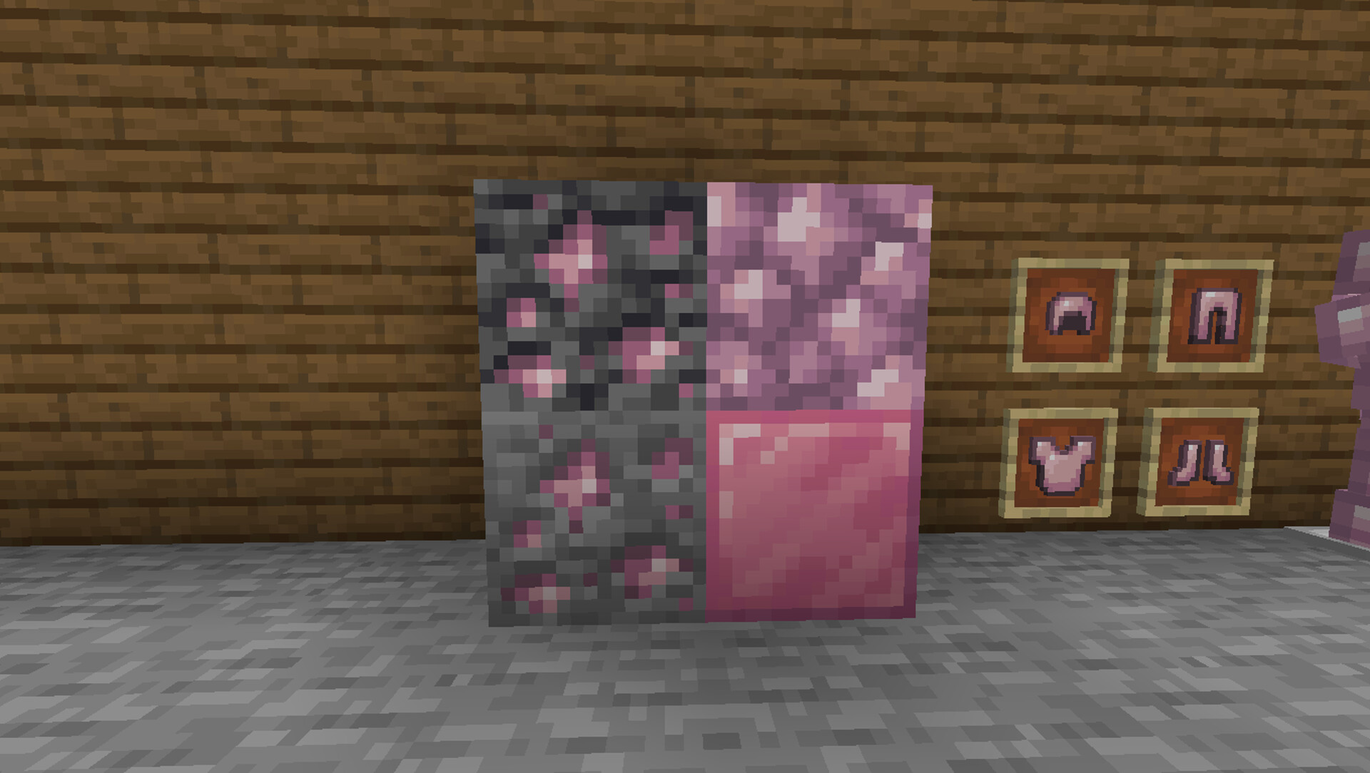 Pink Gold Minecraft Texture Pack
