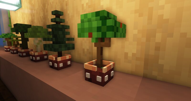 Better Saplings v2 !! (3D Saplings) Minecraft Texture Pack