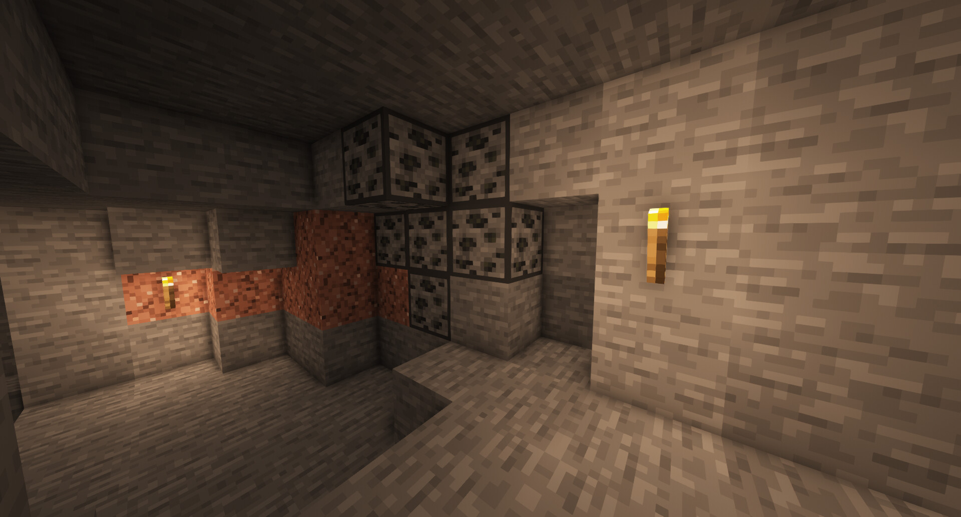 New ores with outlines Minecraft Texture Pack