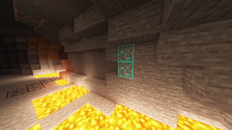 New ores with outlines Minecraft Texture Pack