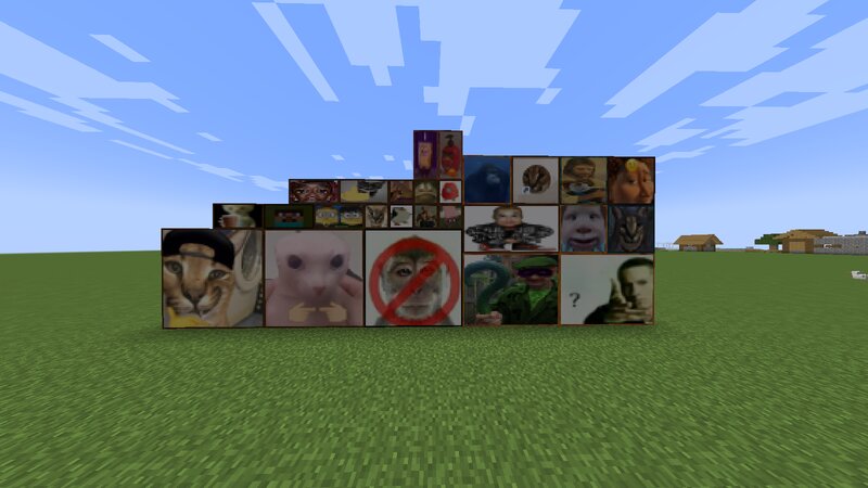 Memes Paint Minecraft Texture Pack